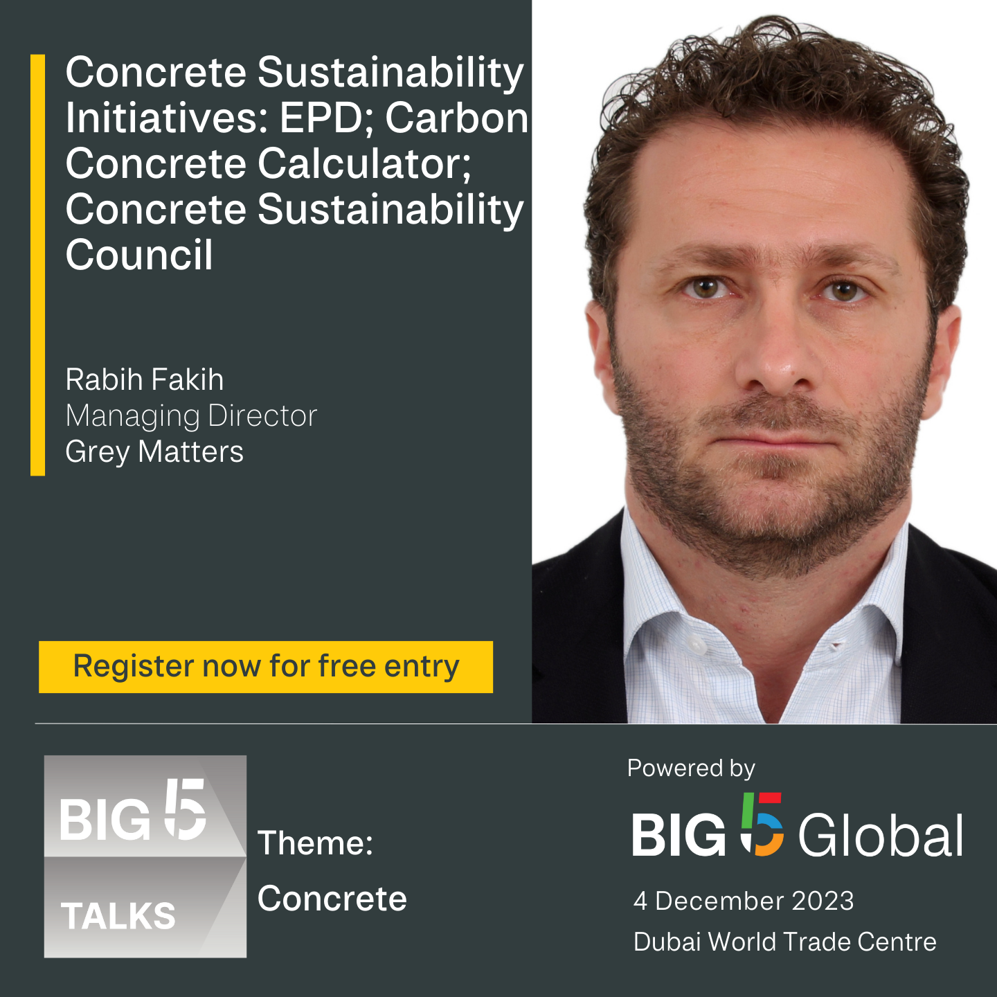 Concrete Sustainability Council at the BIG 5 Event in Dubai - Concrete ...